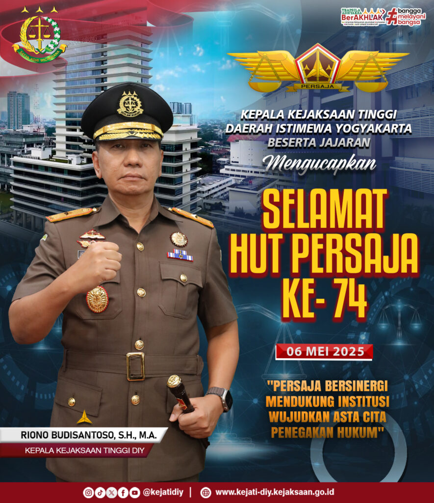 Selamat Hari Ulang Tahun Persaja ke-74 – KEJAKSAAN TINGGI DAERAH ...